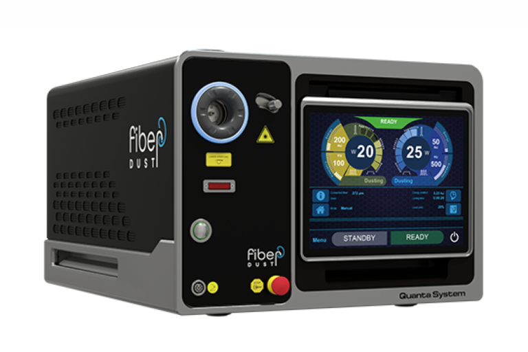 Quanta Fiber Dust Thulium Fiber Laser System | LASErent